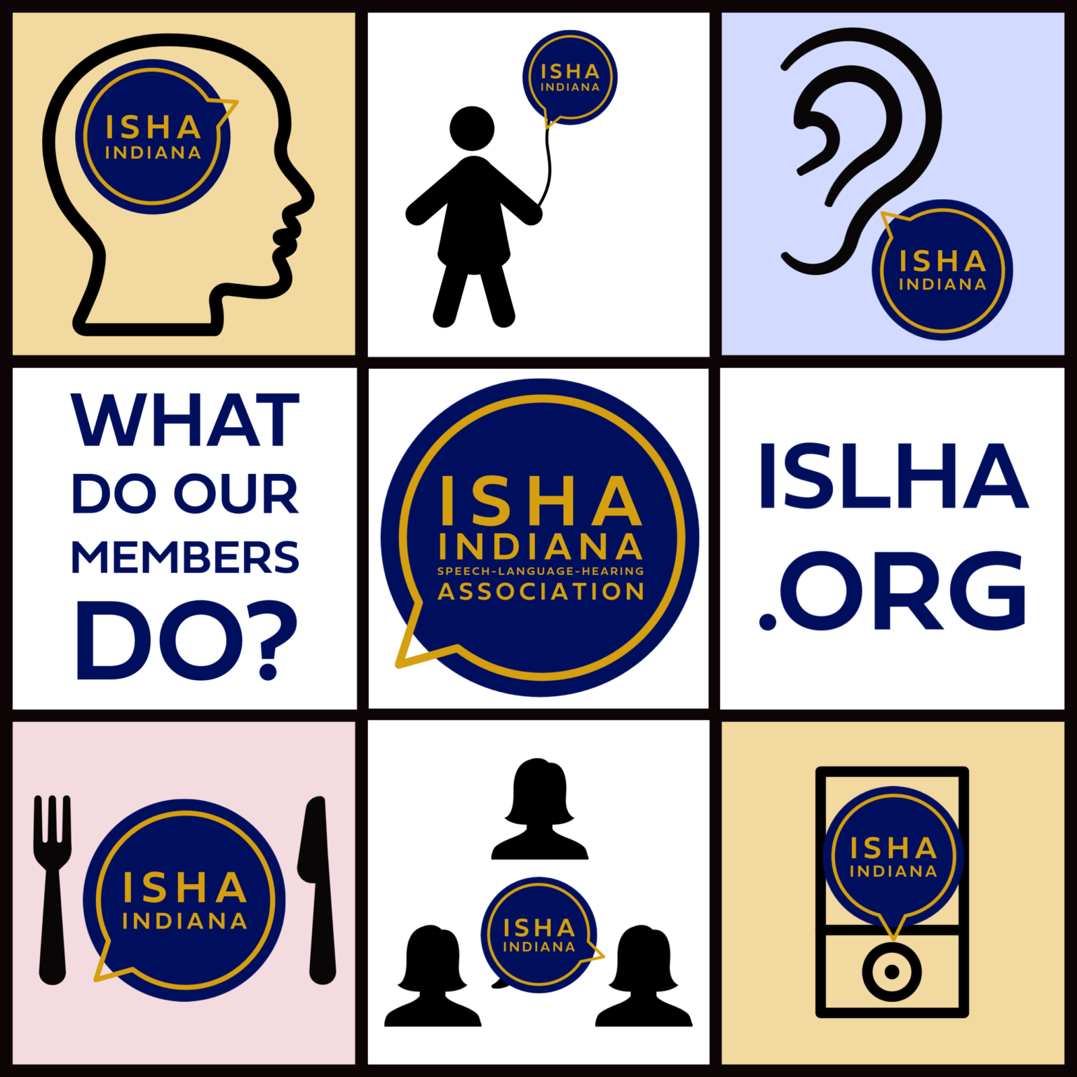 ISHA Swag – Indiana Speech-Language-Hearing Association
